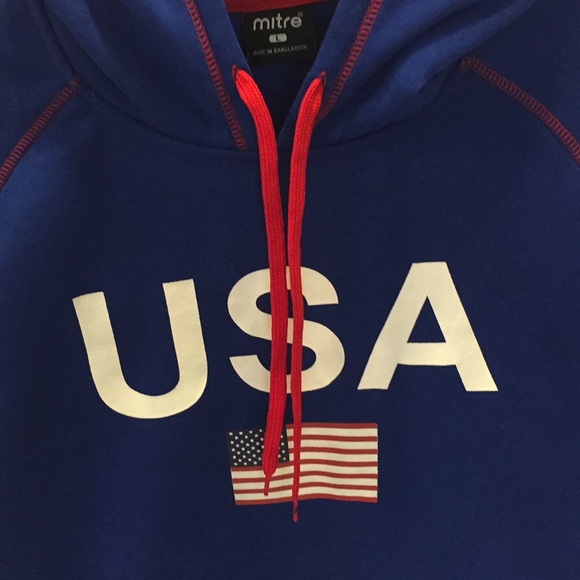 Mitre | Shirts | Mitre Track Field Blue Usa Jacketnew | Poshmark